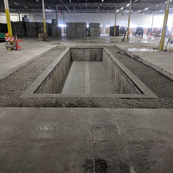 Metropolitan Fiber Inside Pits - Built By Burke Concrete